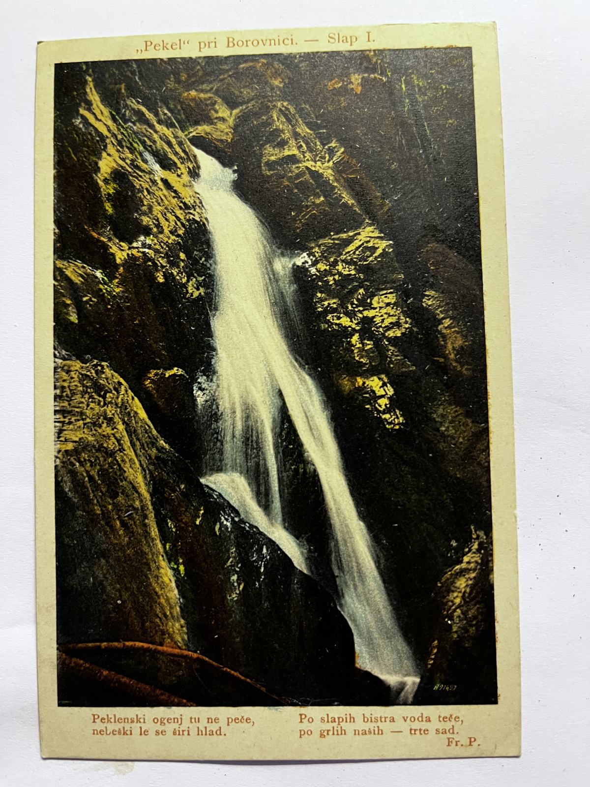 Pekel pri Borovnici - slap