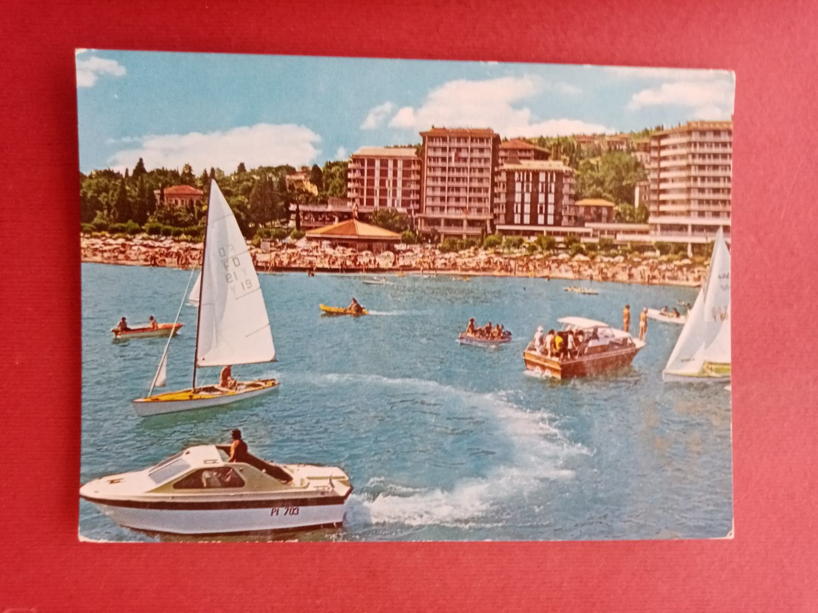 Portorož.Jadrnica,motorni čoln,boat PI 703