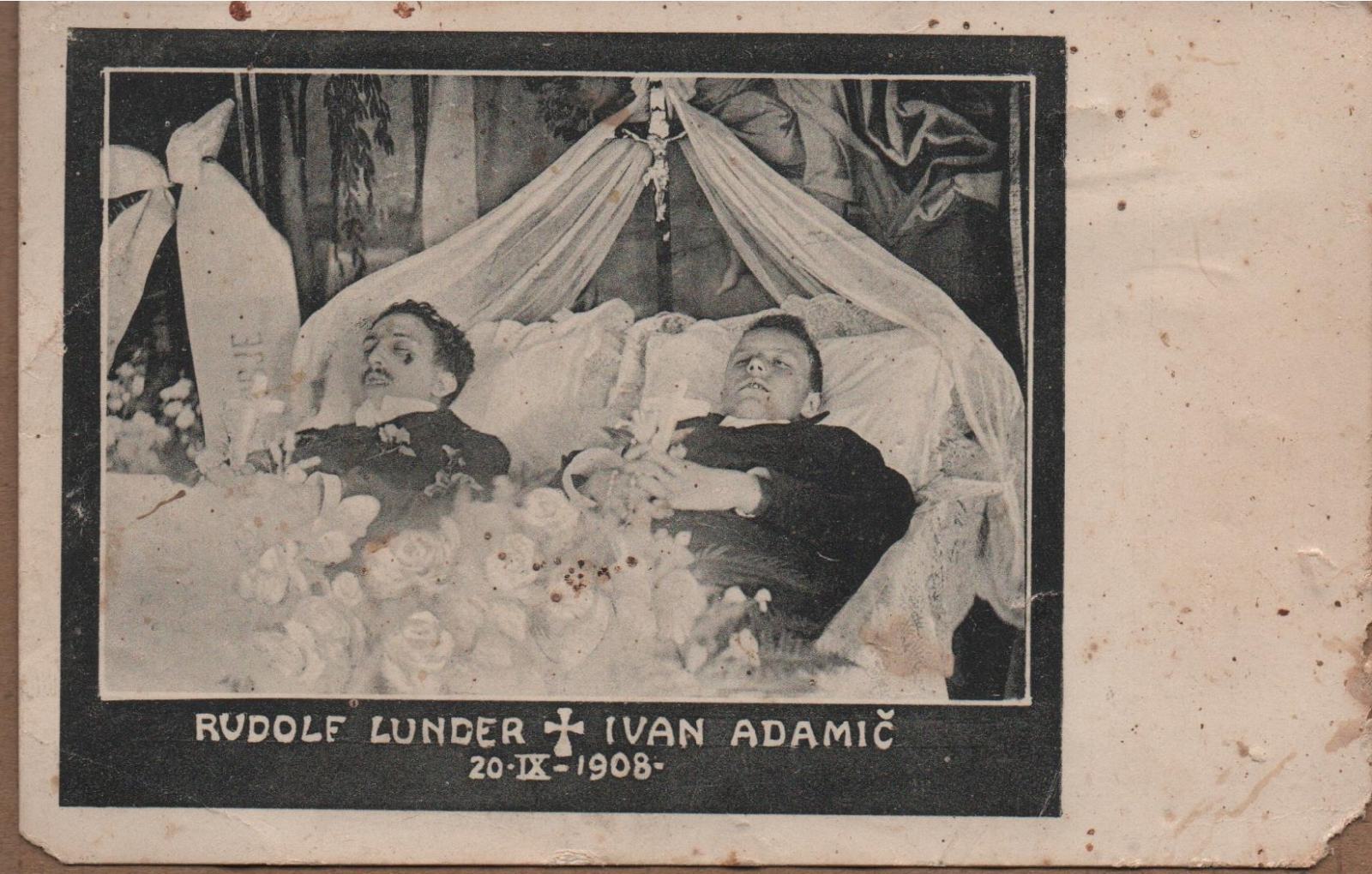 Rudolf Lunder in Ivan Adamic (20.IX.1908)