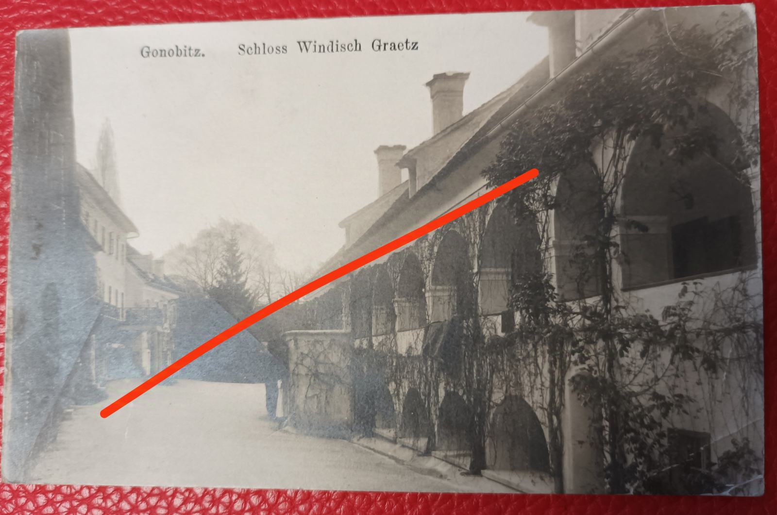 SLOVENSKE KONJICE - GRAD WINDISCH GRAETZ - 2 x, 1910 - verigarja