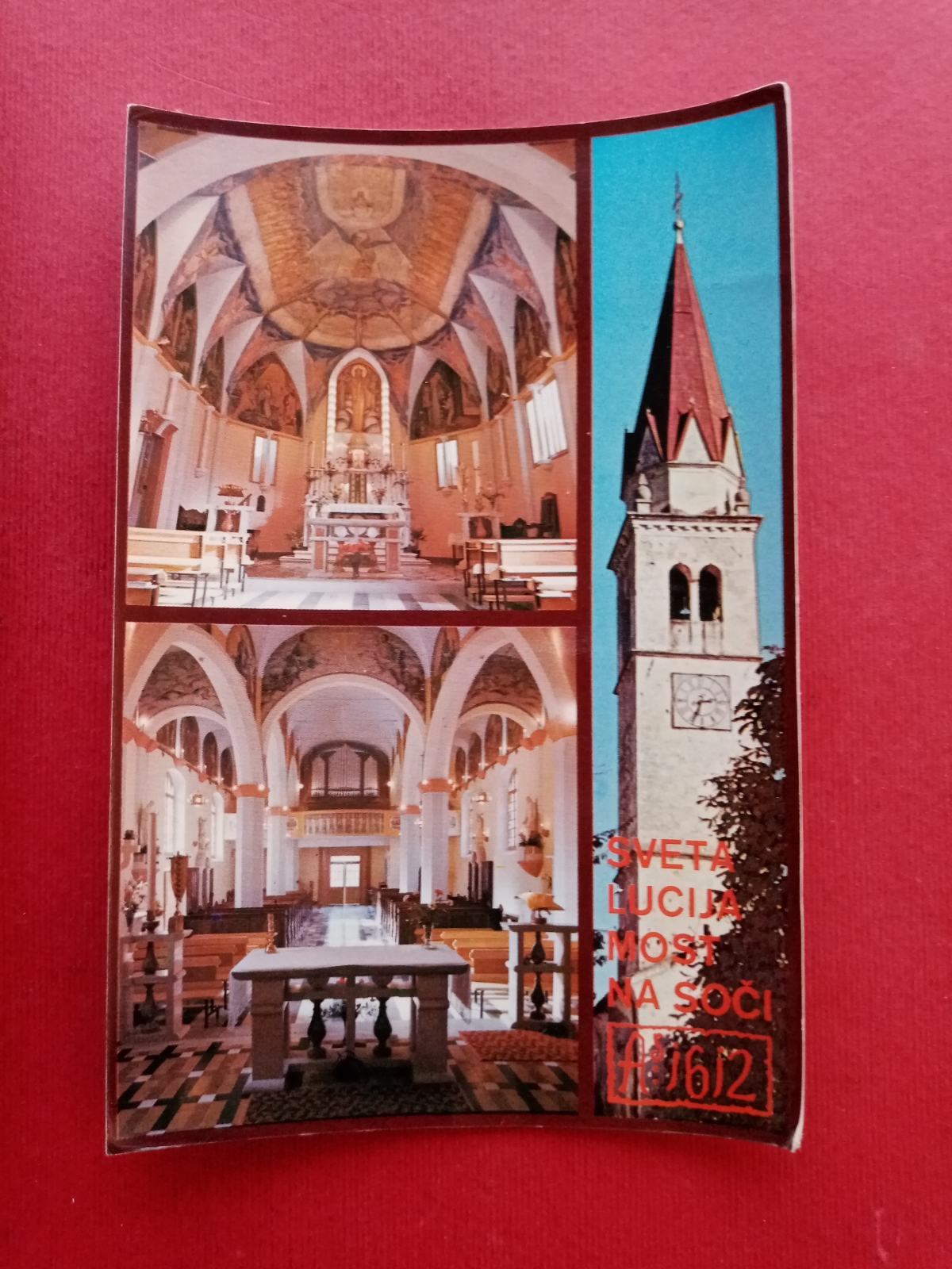 Sveta Lucija – Most na Soči, župnijska cerkev, notranjost