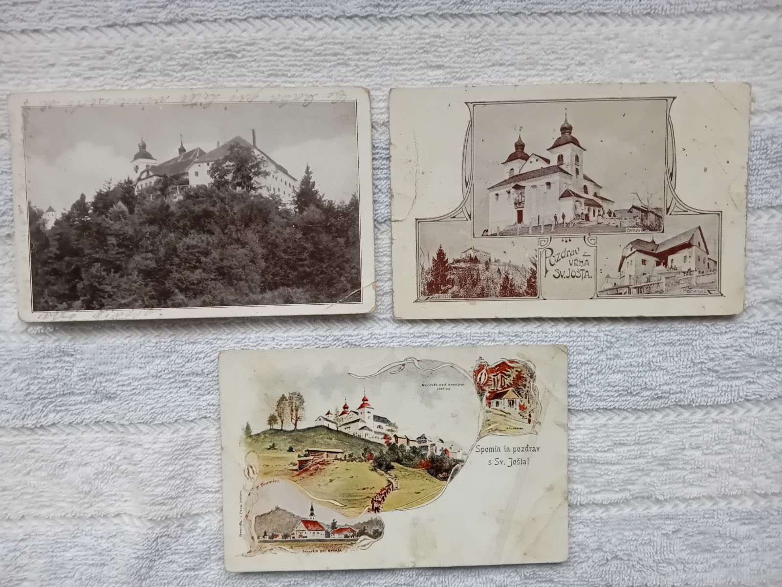 SVETI JOŠT NAD KRANJEM STARE RAZGLEDNICE