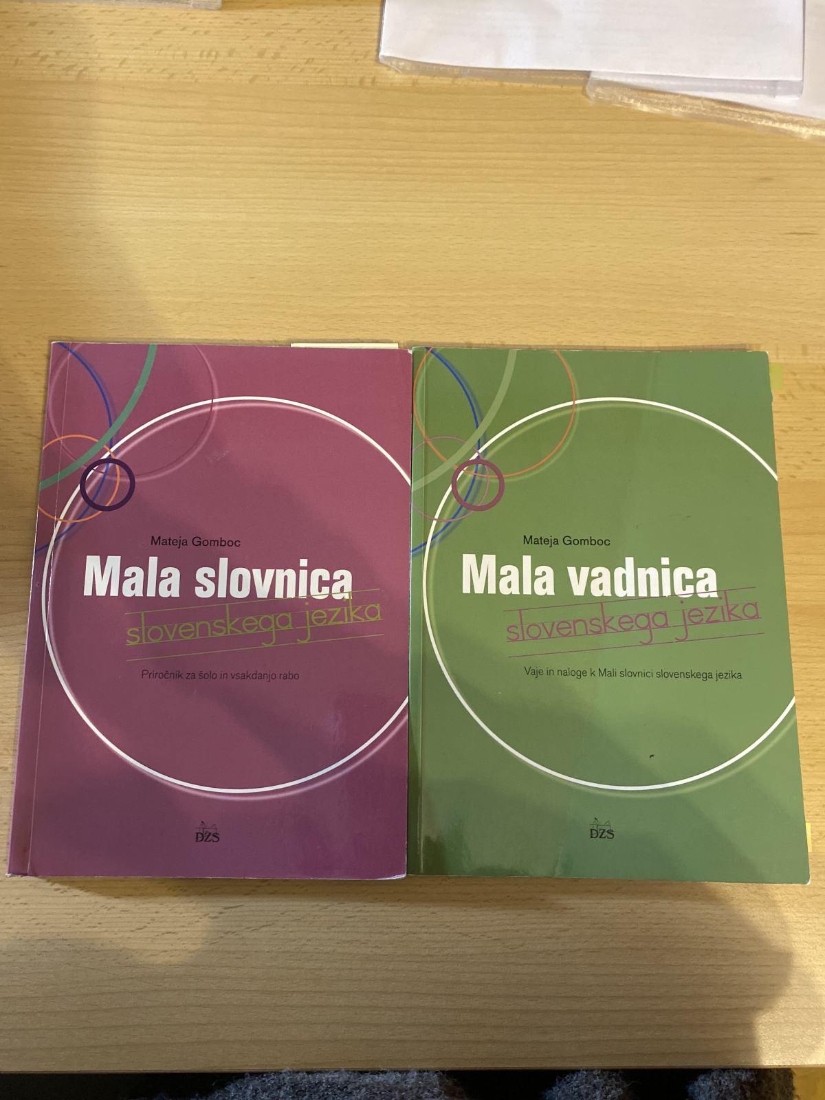 Mala slovnica in Mala vadnica (Mateja Gomboc)