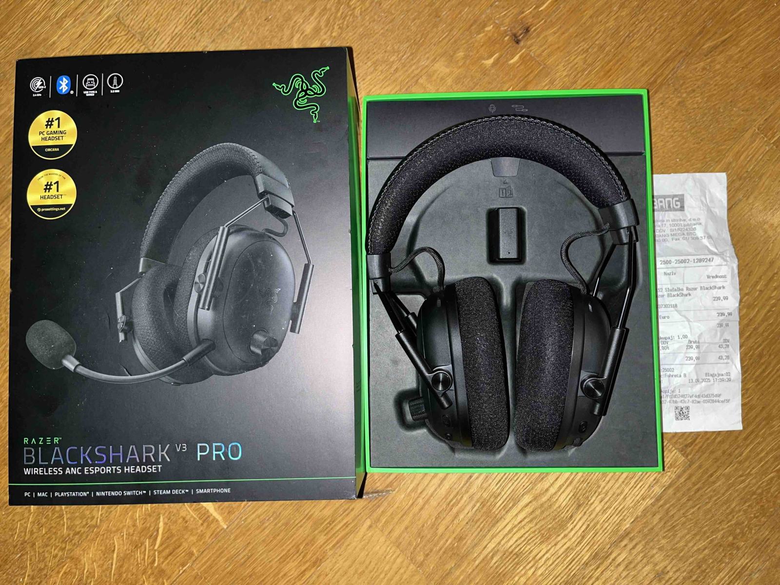 Razer Blackshark V3 Pro slušalke