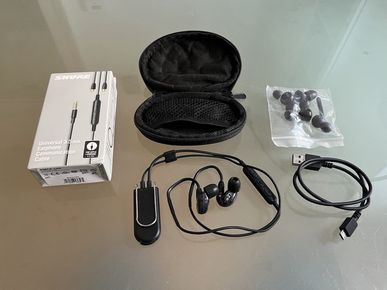 Shure SE215 bluetooth + kabel opcija