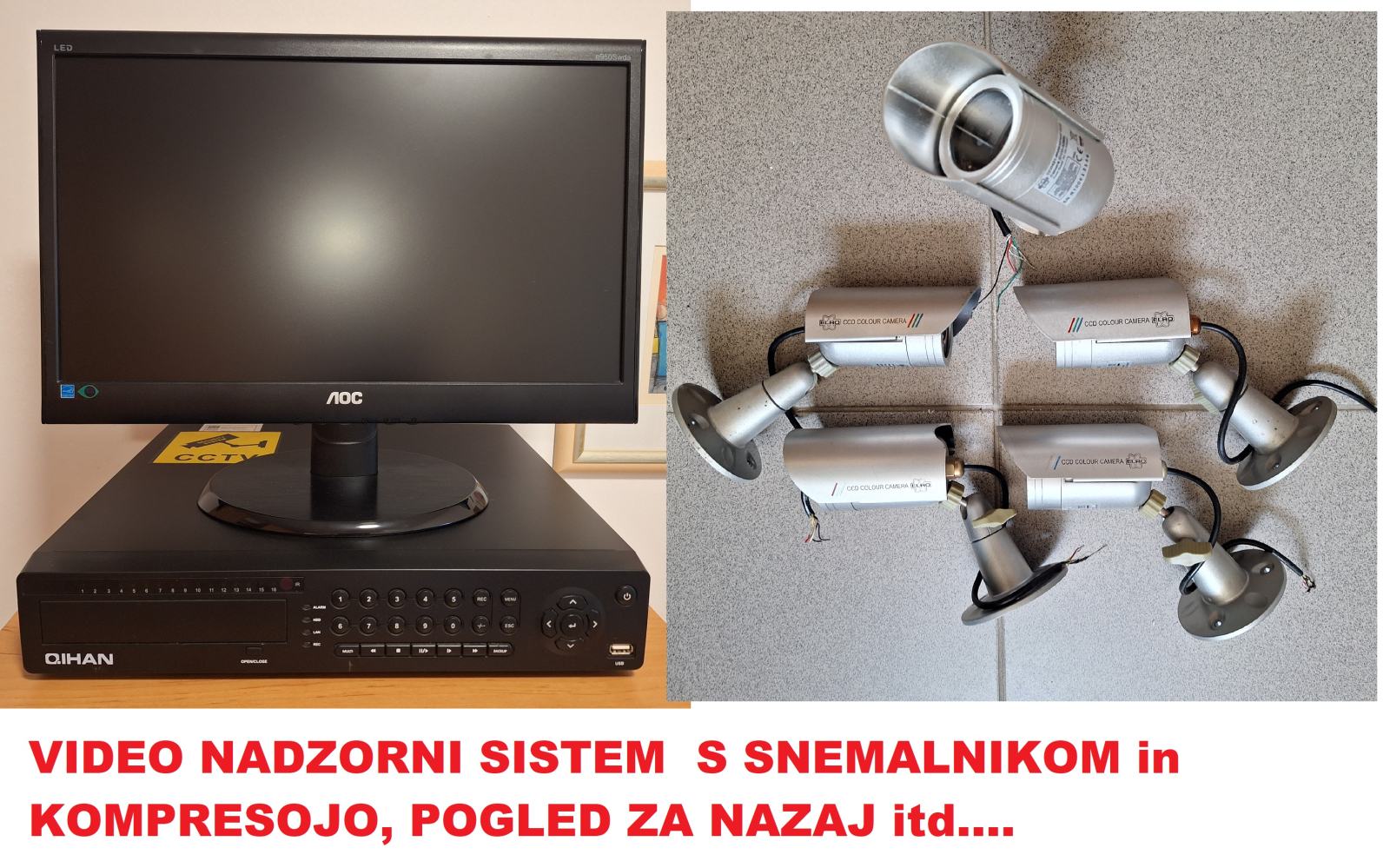 Video Nadzorni sistem z nadzornimi kamerami