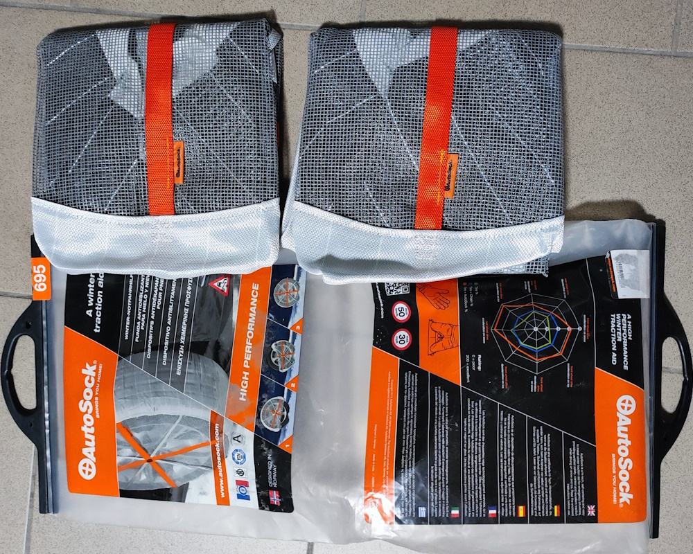 Tekstilne snežne verige AUTOSOCK 695 (nove, nerabljene)