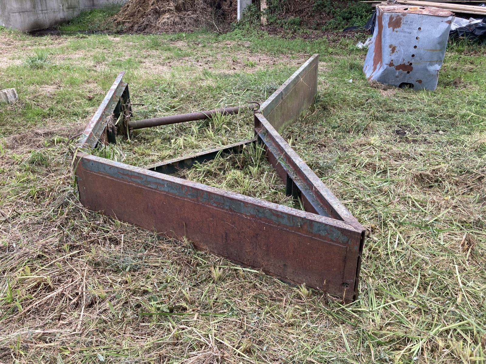 Plug oz. barka za sneg domače izdelave - železo