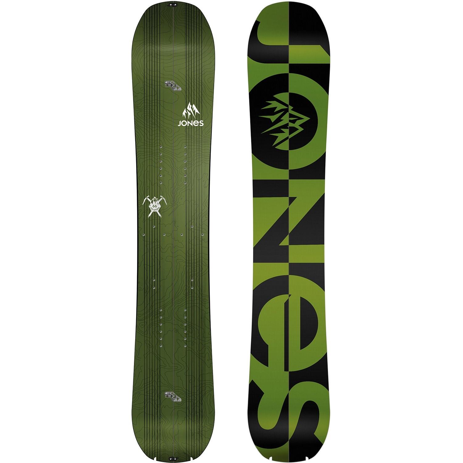 Jones Solution split board 162w+kože+vezi+srenači