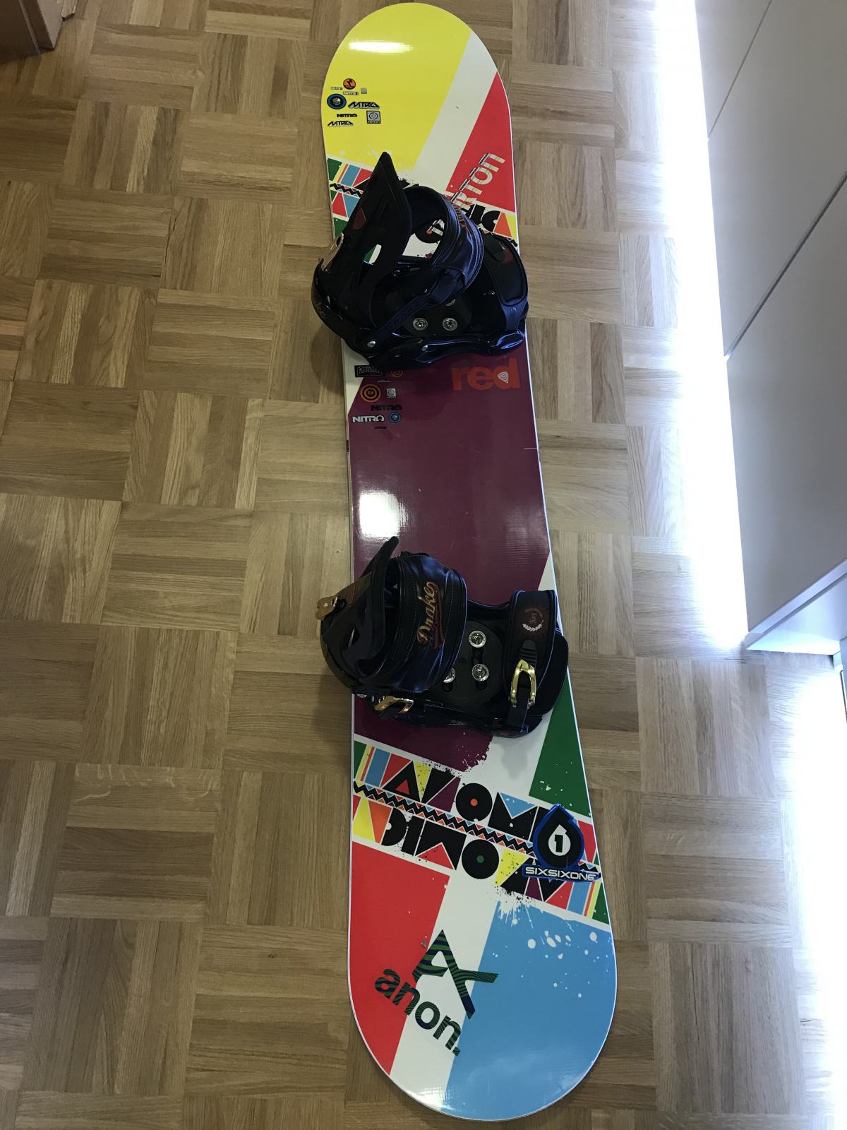 Snowboard Atomic 150cm z vezmi