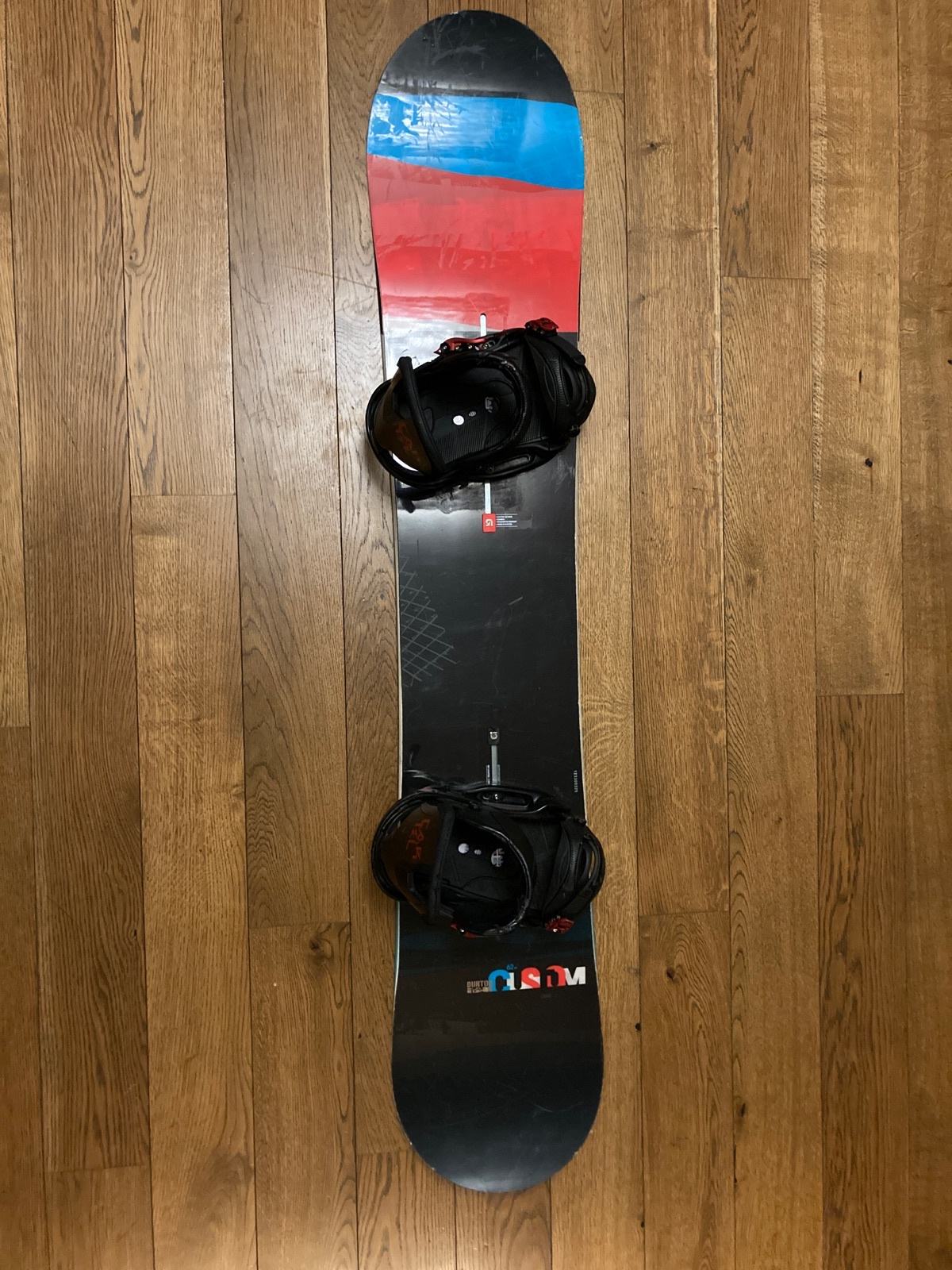 Snowboard Burton Custom wide 162 cm z vezmi Burton Cartel