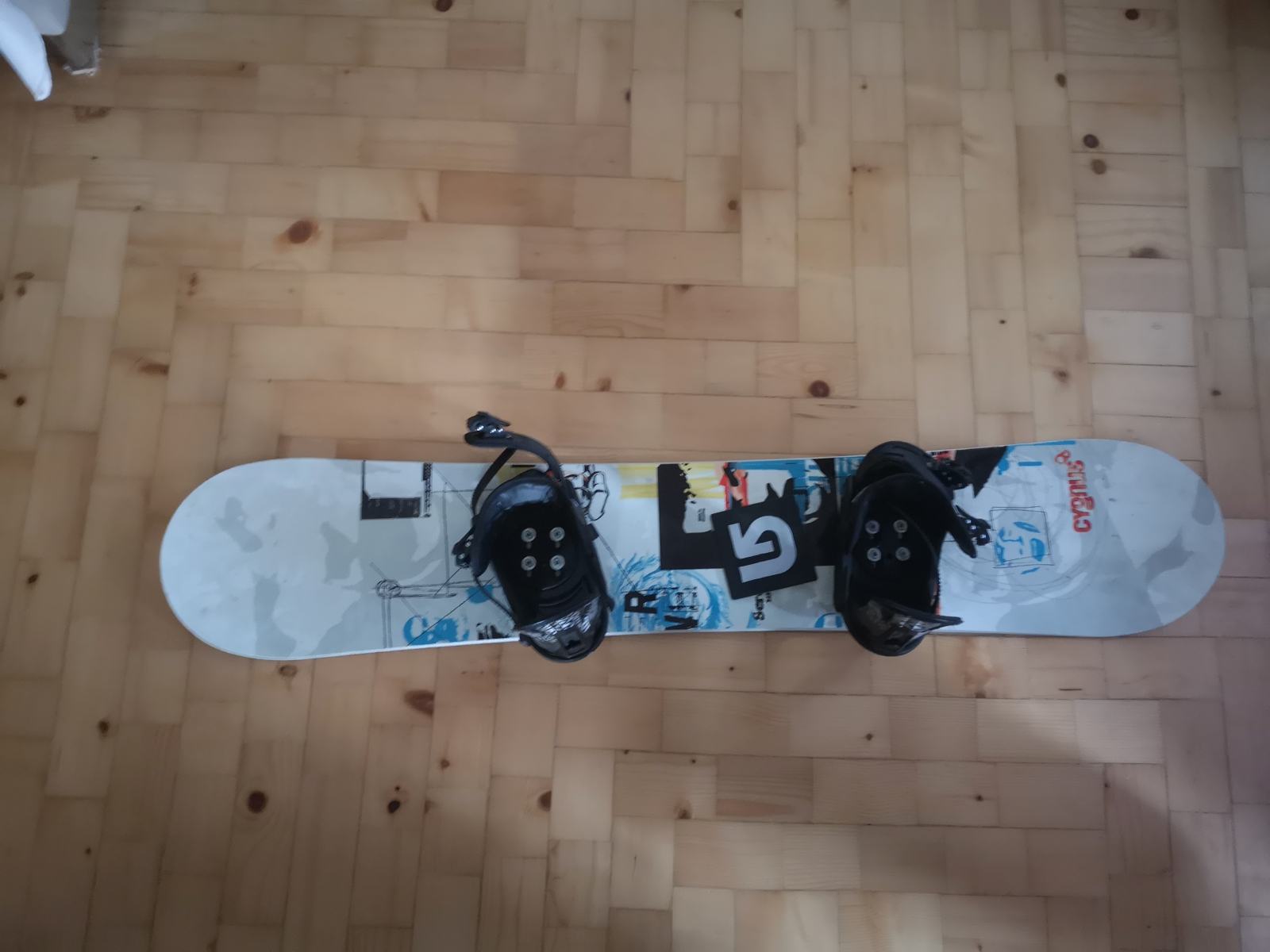 Snowboard z vezmi