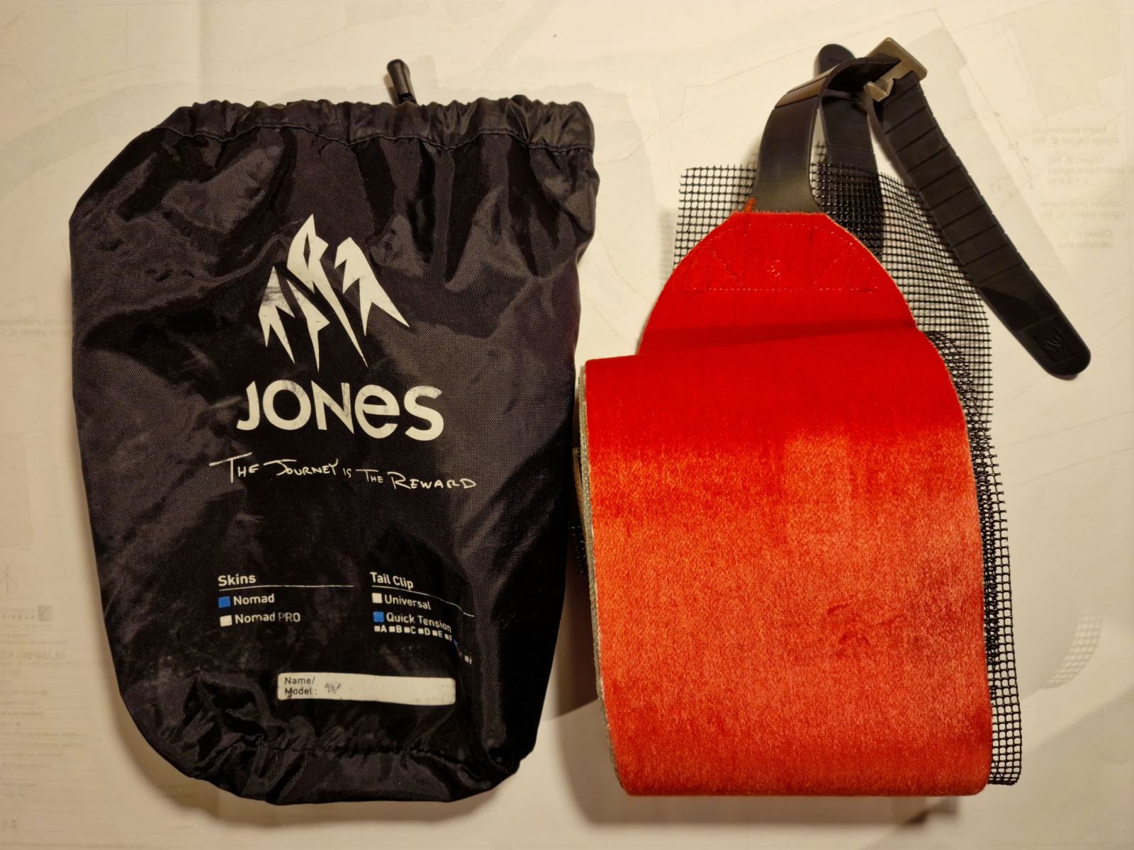 Splitboard Jones Solution 165w, vezi karakoram prime connect in kože
