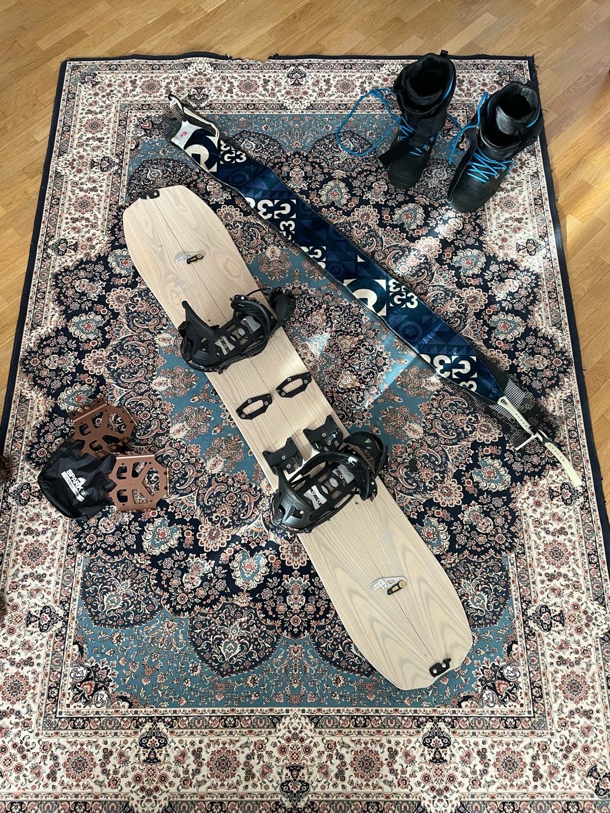 Splitboard set