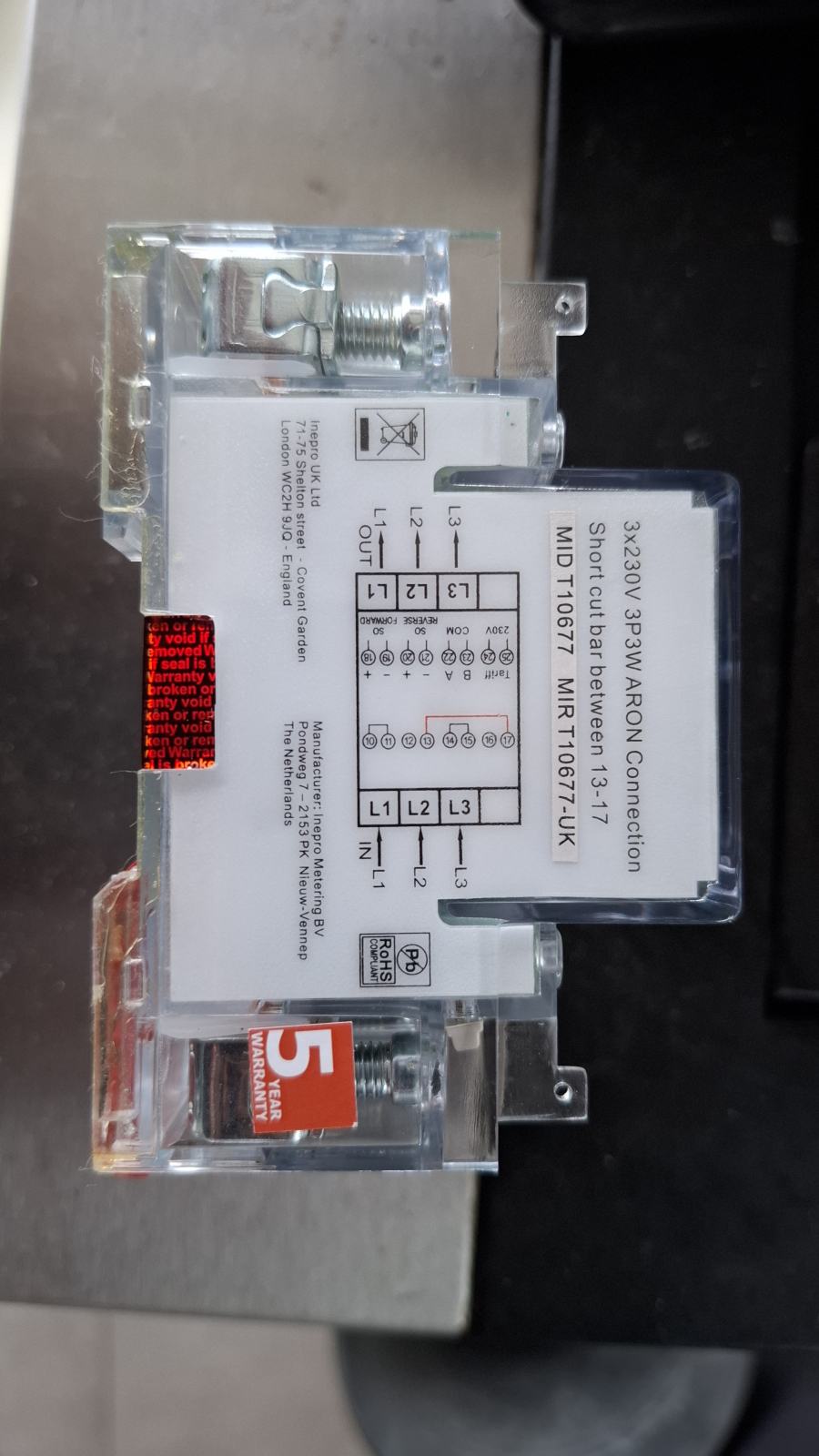 Energy meter Inepro Metering PRO380-Mod