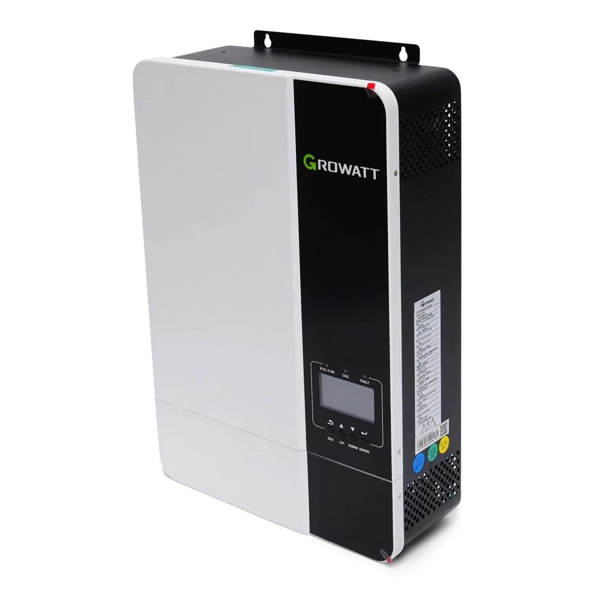OFF-GRID razsmernik GROWATT SPF 3500ES 3500W deluje z/brez baterije