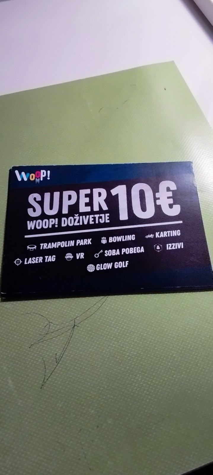 woop park darilni bon