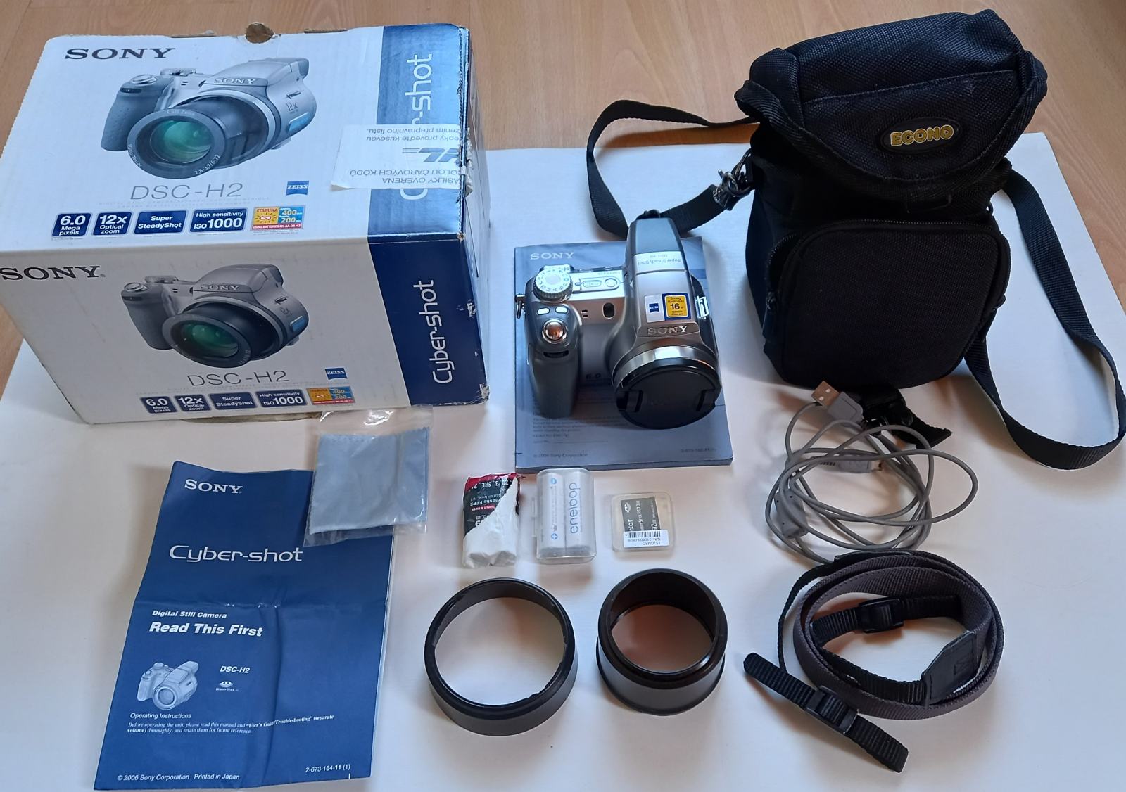 Sony DSC H2 Cyber shot fotoaparat kamera