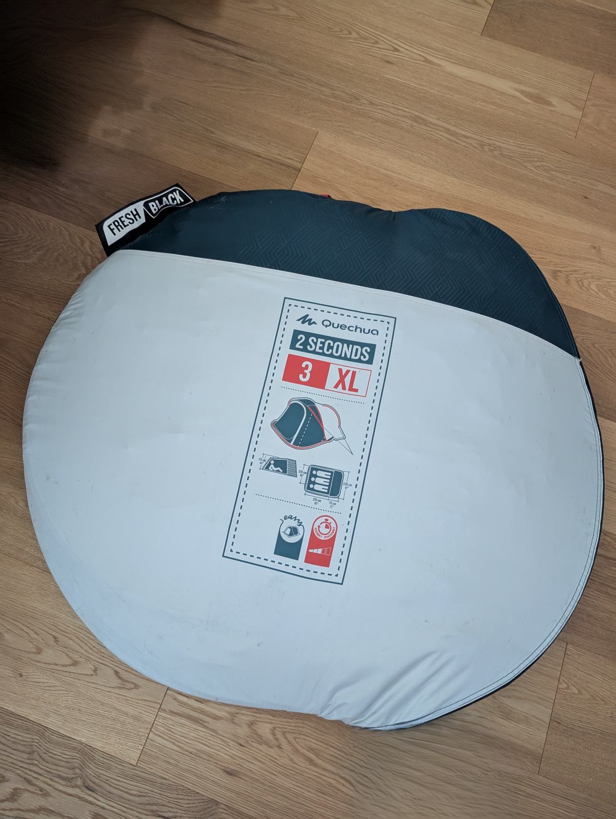 QUECHUA Šotor 2 SECONDS XL za 3 osebe