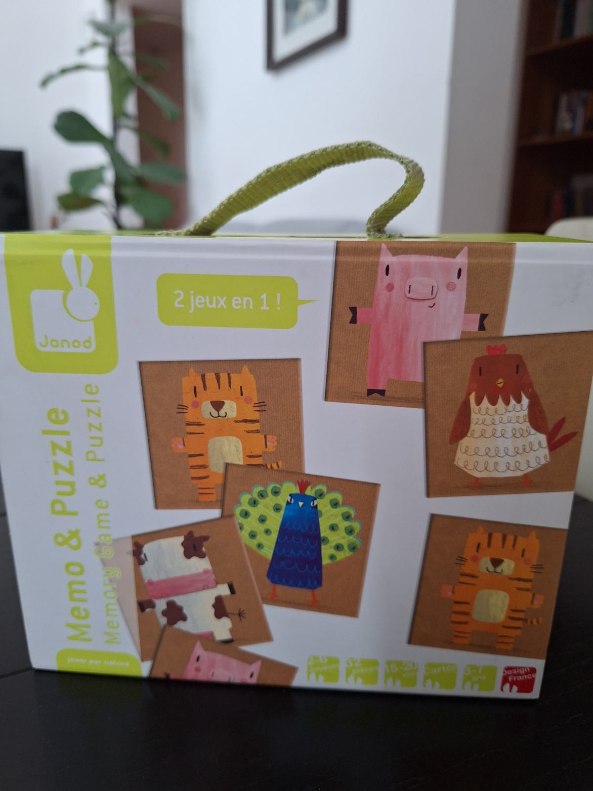 Janod- dve igri v enem, Memo & puzzle