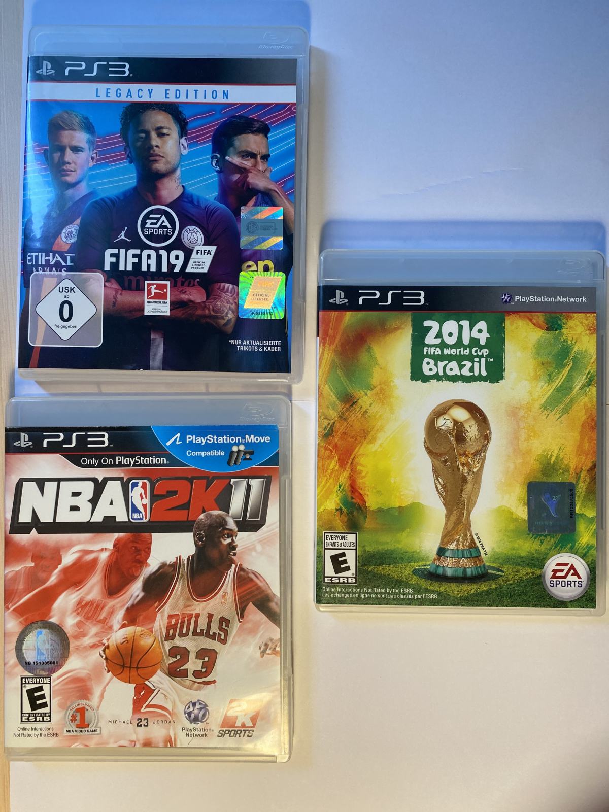 FIFA19, 2014 FIFA World Cup Brazil, NBA 2K11 za ps3