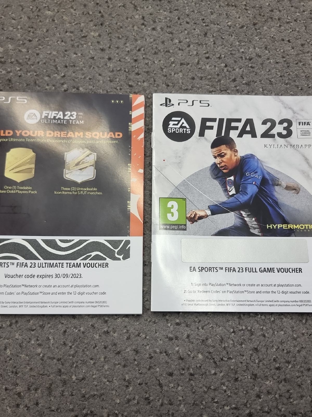 FIFA 23 PS + ULTIMATE TEAM VOUCHER - Playstation 4 ali 5 - PS4, PS5