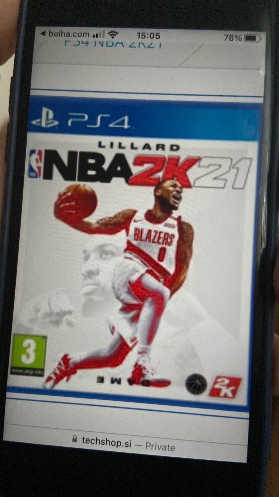 NBA za Playstation 4 21 ali 22