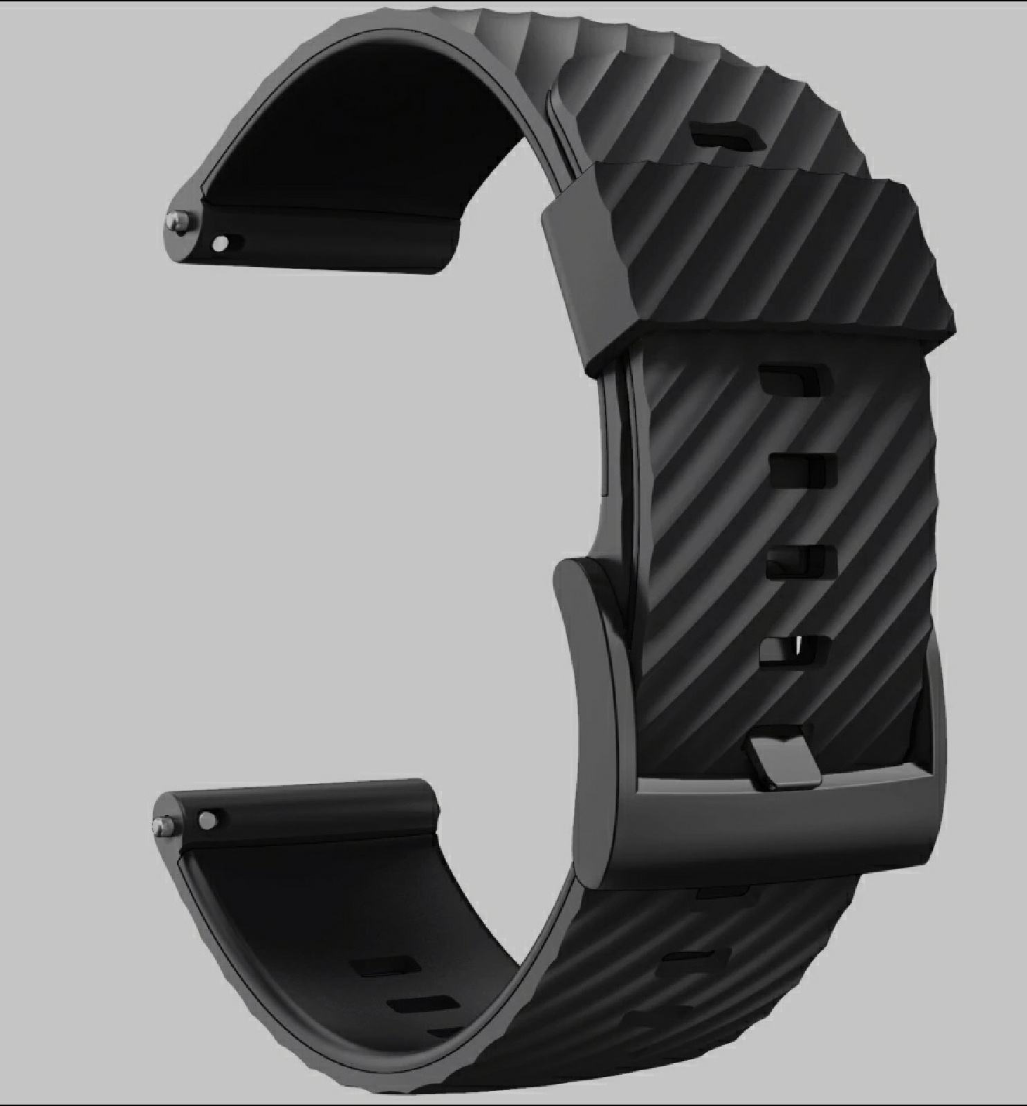 NOV silikonski pašček zu uro Suunto 24mm