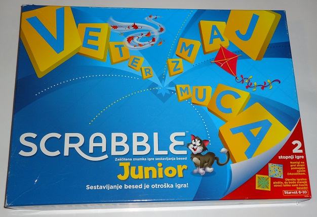SCRABBLE JUNIOR - Dve zabavni besedni igri v eni