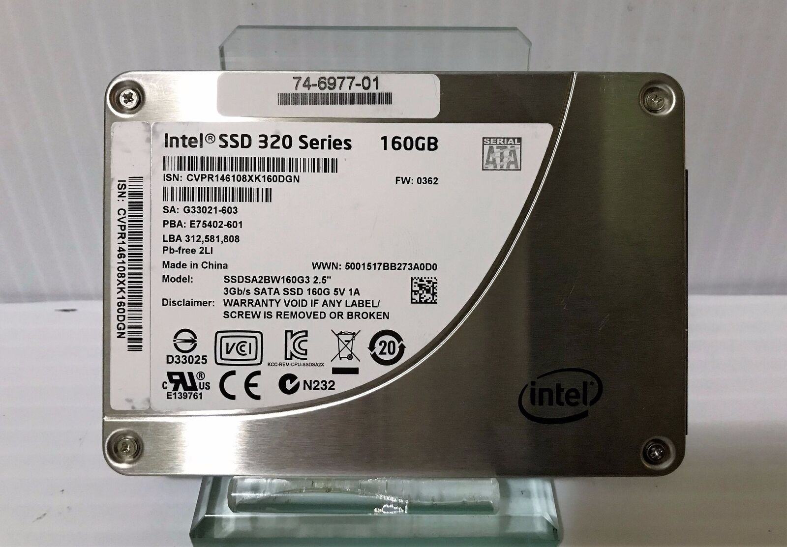 160GB SSD Intel 320,rabljen