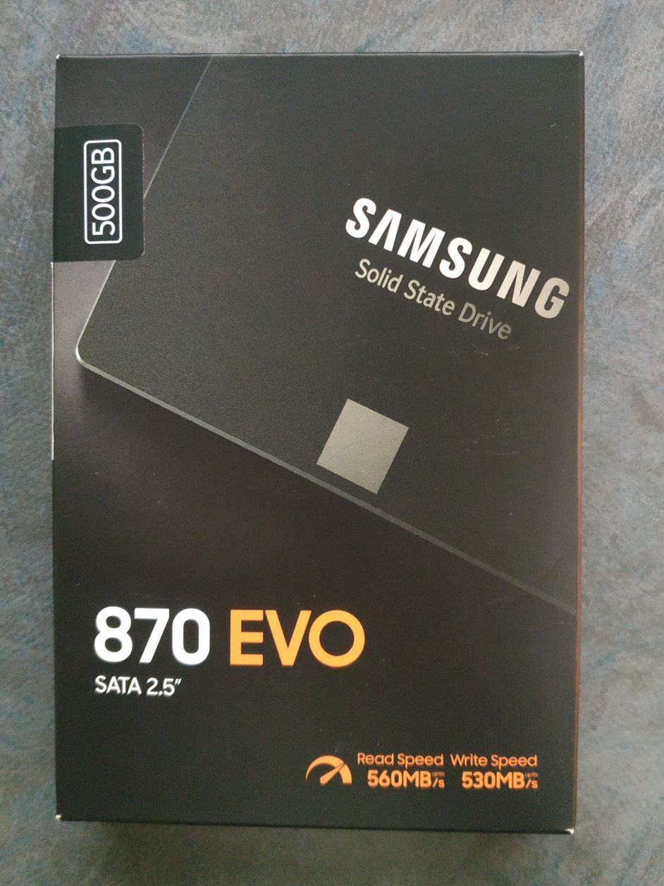 Nov SSD disk, Samsung 870 EVO, 500GB, 500 GB, 6,35 cm (2,5), SATA3