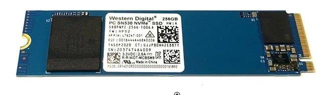 Nvme WD 256GB 2080