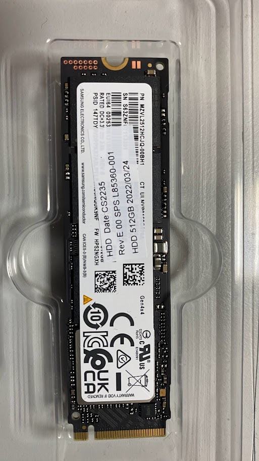Samsung 980 Pro SSD disk, 500 GB