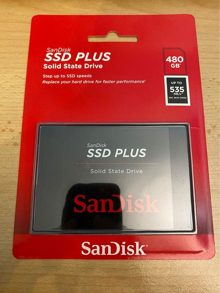 SanDisk SSD Plus 480GB - NOV!