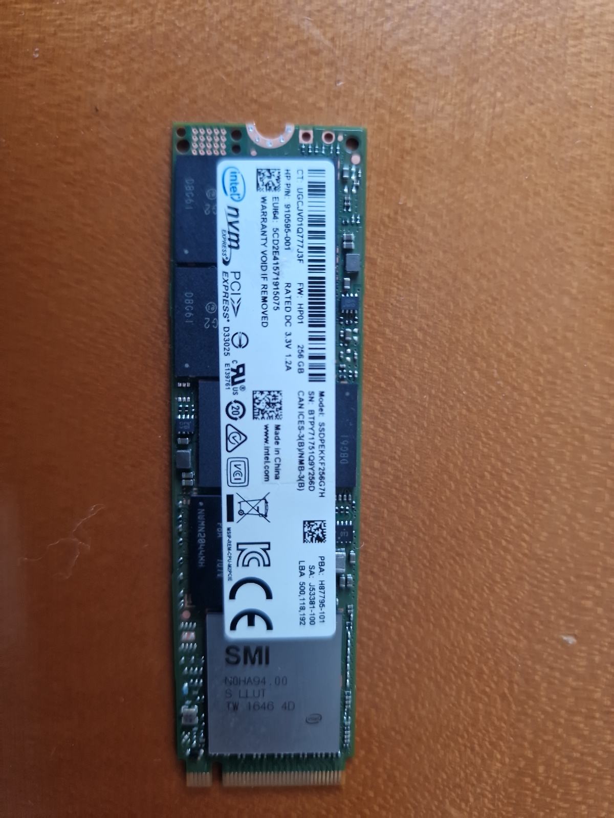 ssd 256 M.2 PCIe