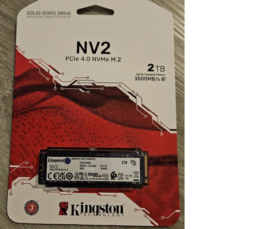 SSD disk KINGSTON NV2 2TB M.2 PCIe 4.0 NVMe (SNV2S/2000G)
