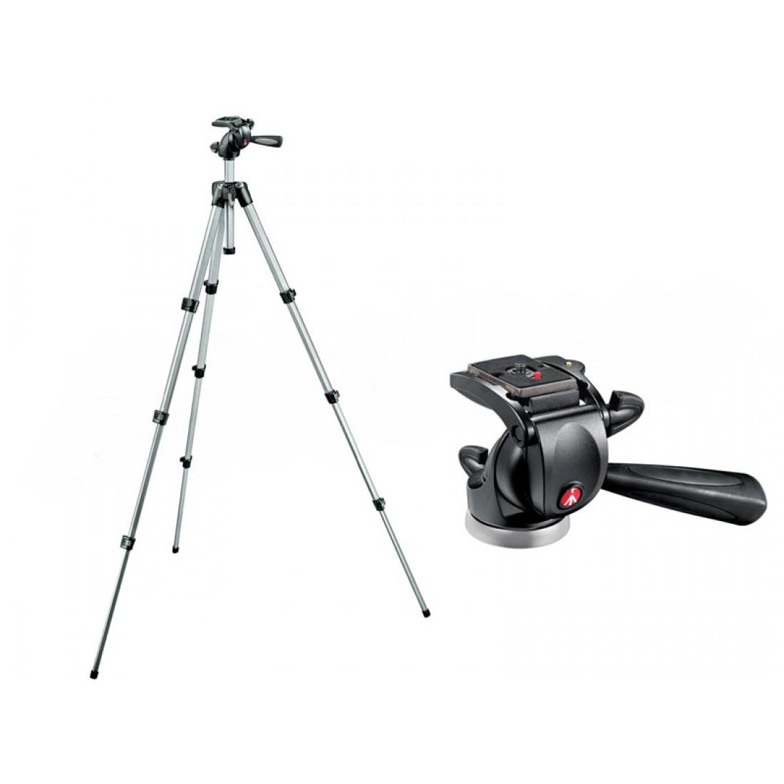 Manfrotto 390, MK394-H Foto/Video Kit STATIV s Quick Release ploščico