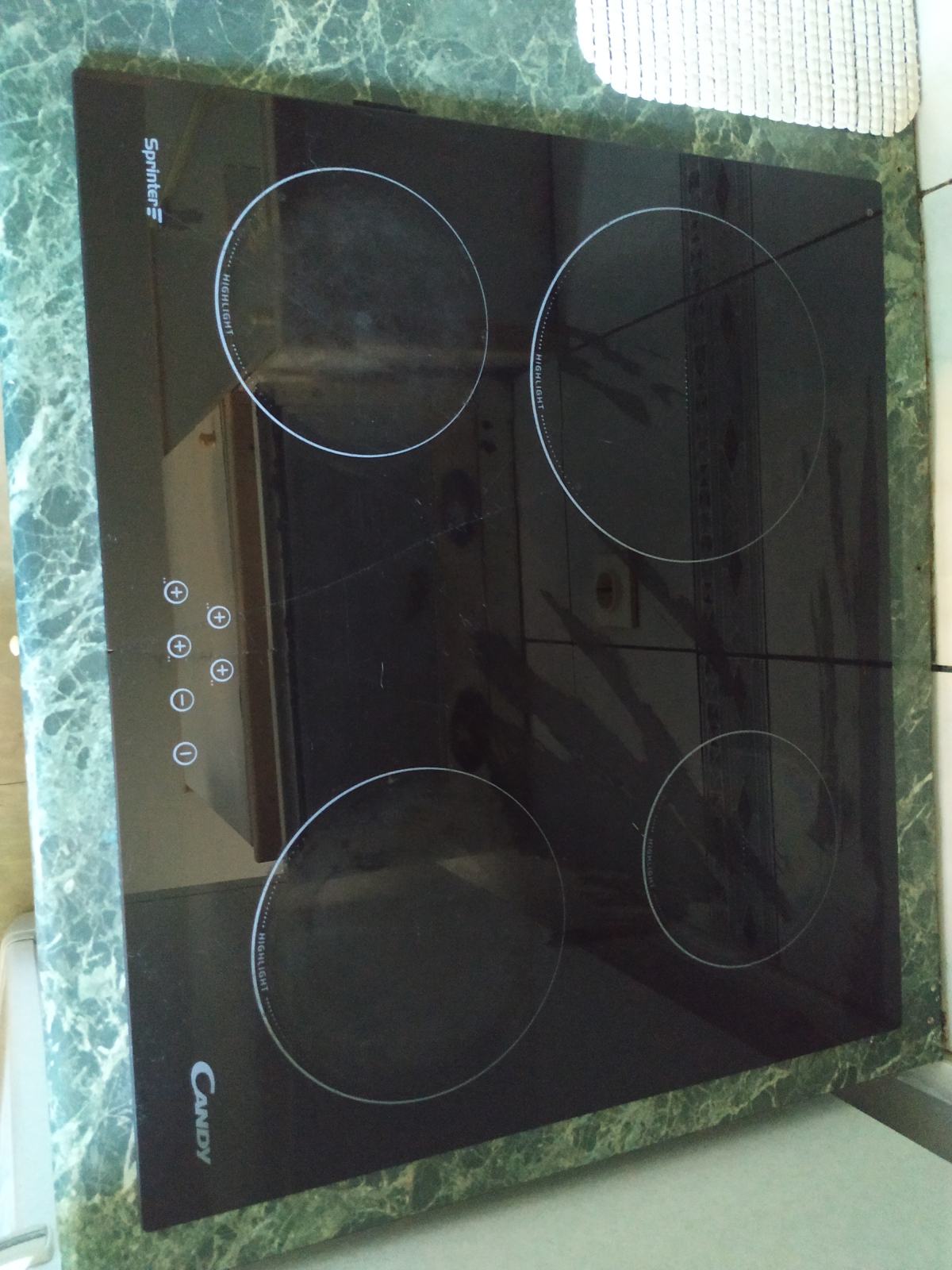 Candy Sprinter Steklokeramicna plošča