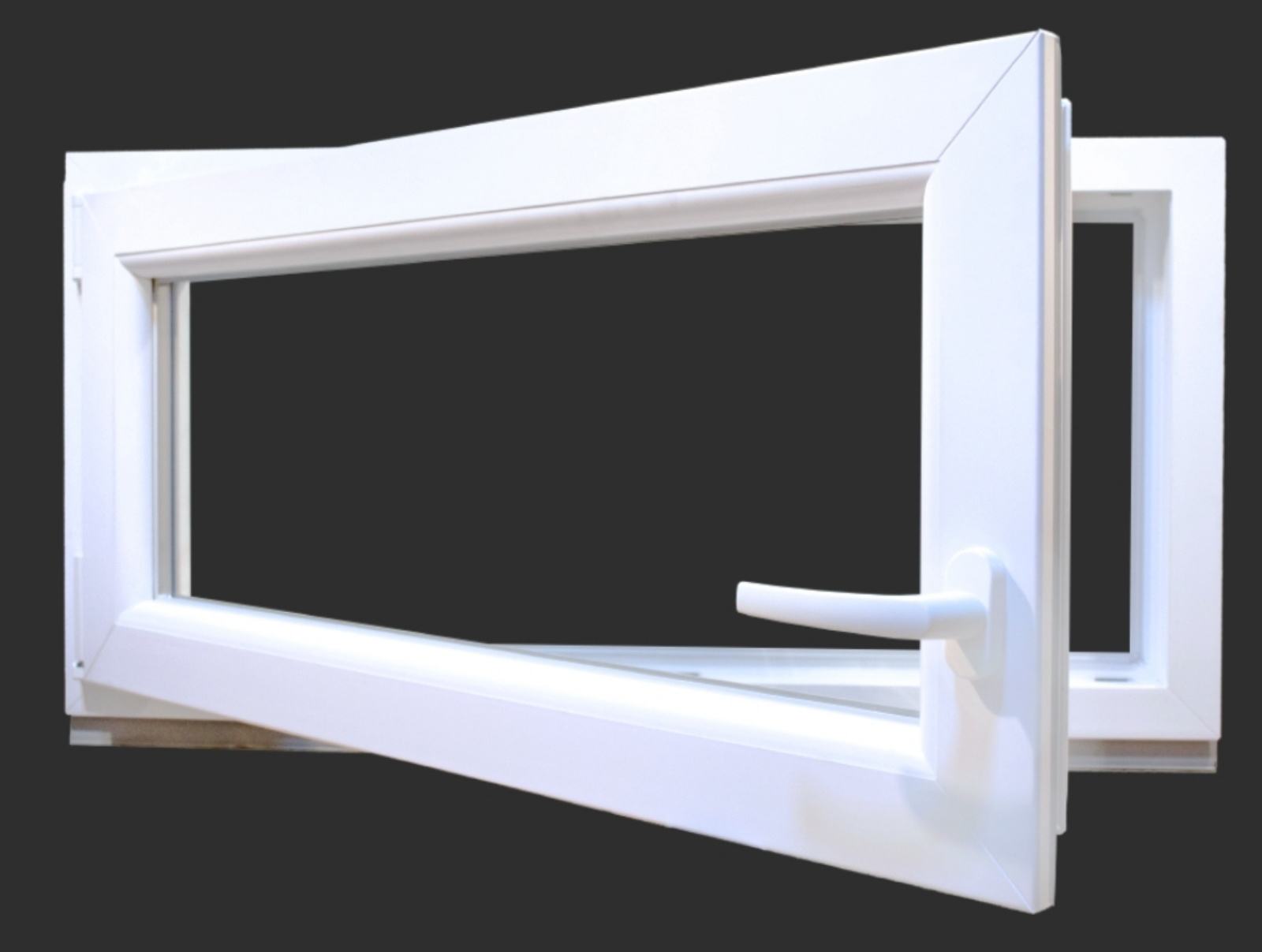 4 PVC okna 100 x 60 cm