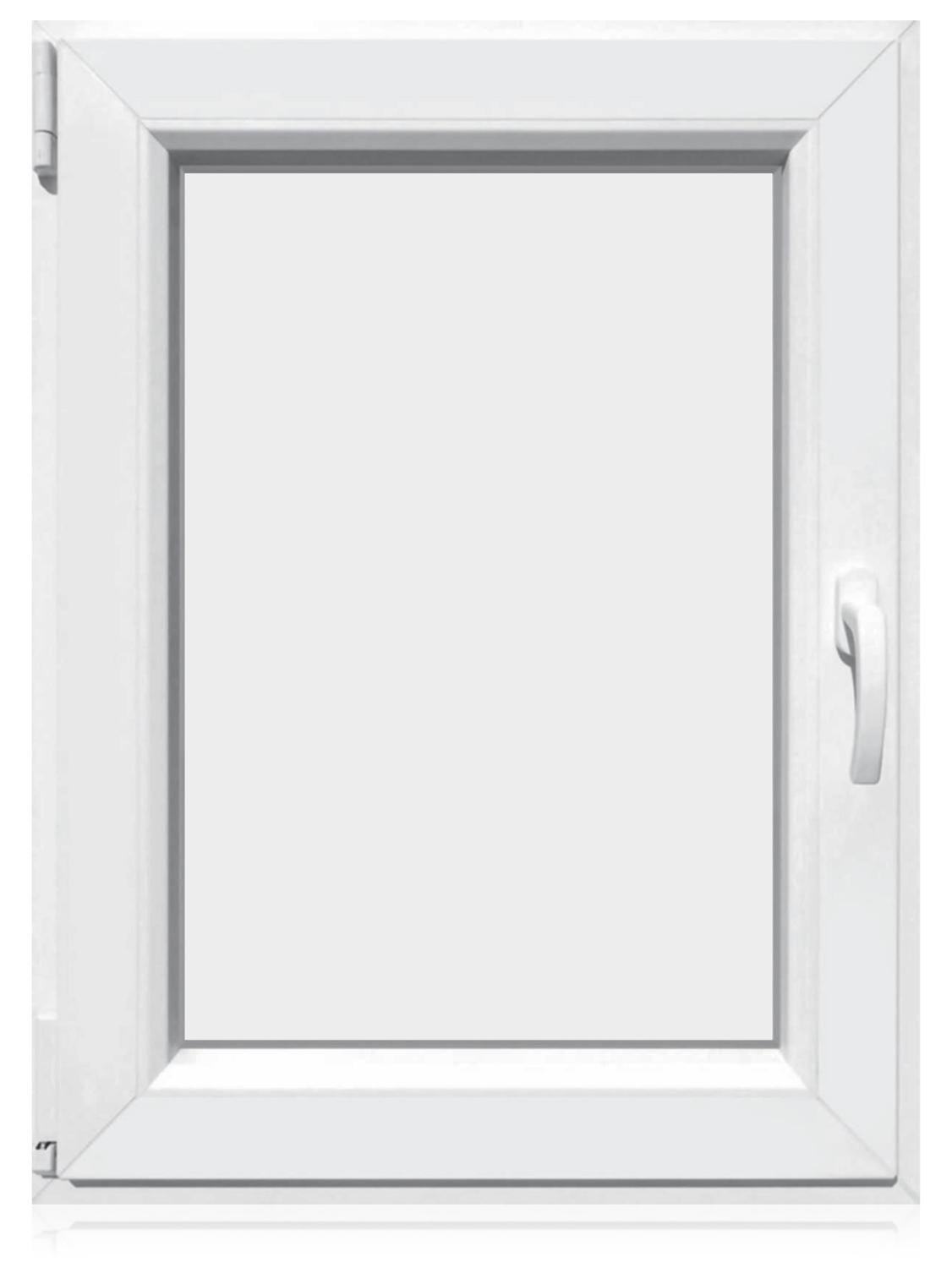 PVC kletno okno TP4000 belo 800 x 1000 x 60 mm levo