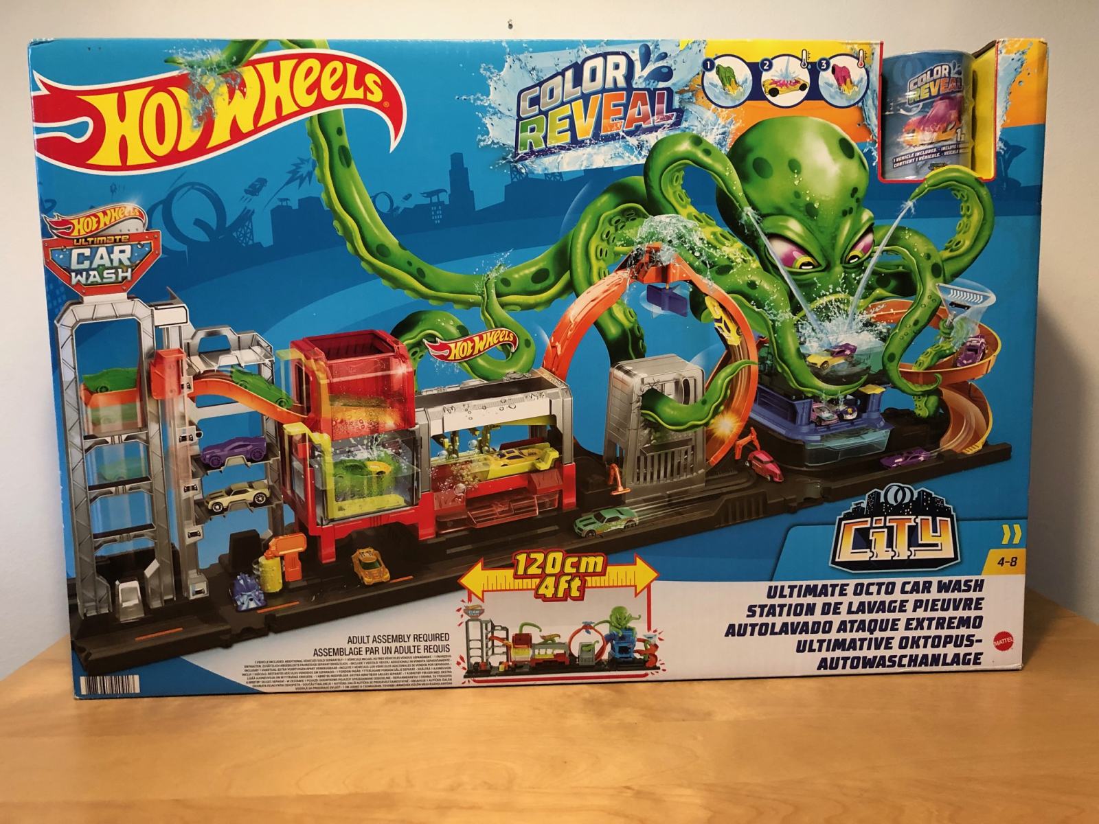 Hot Wheels ultimate octo car wash komplet + 10 avtomobilčkov
