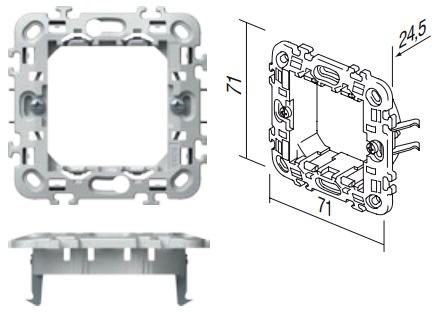 TEM ČATEŽ modul nosilec s krempeljci 2M - NM20