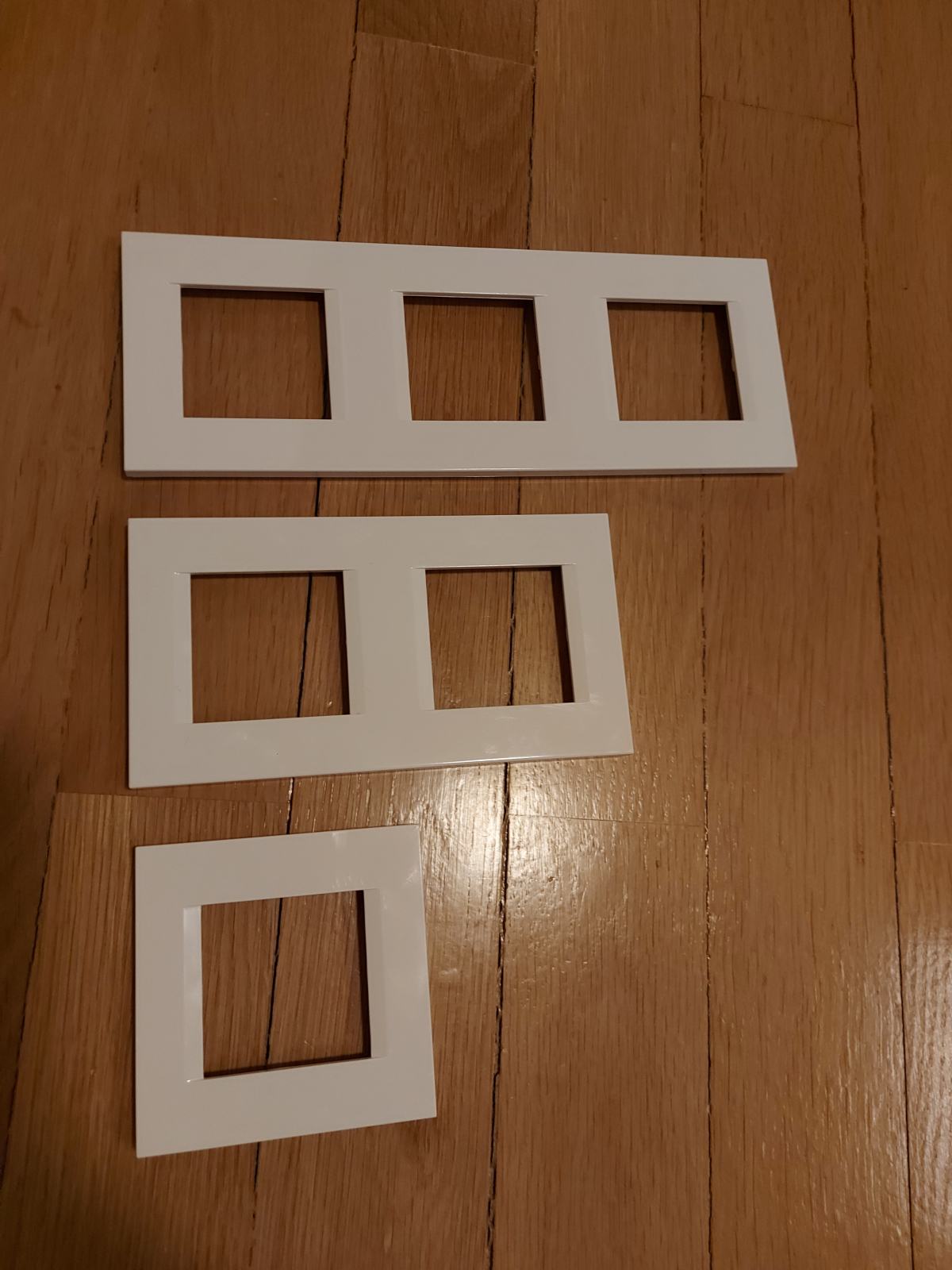 TEM Čatež okvir modul line, bel sijaj