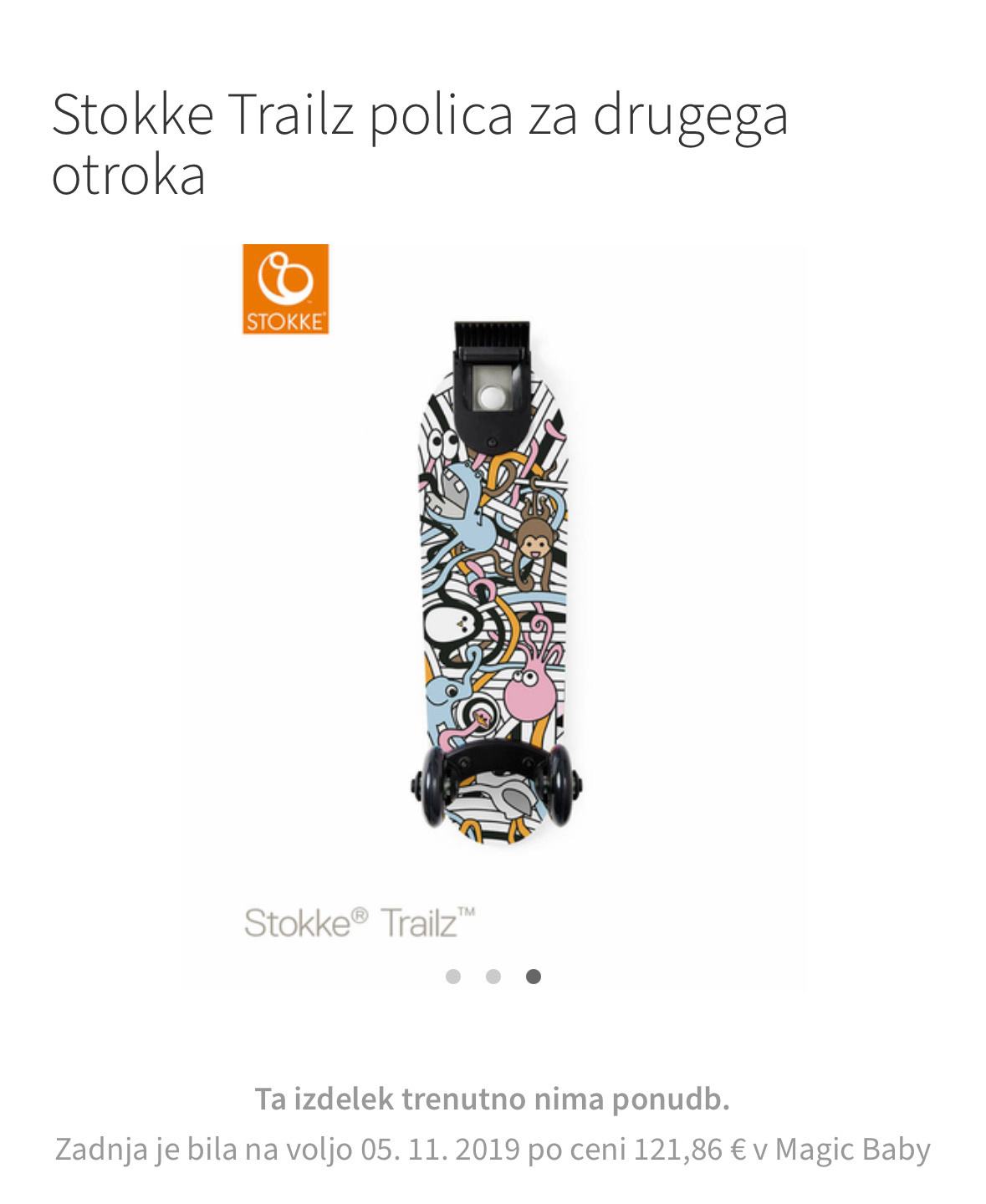 Stokke rolka za starejšega otroka