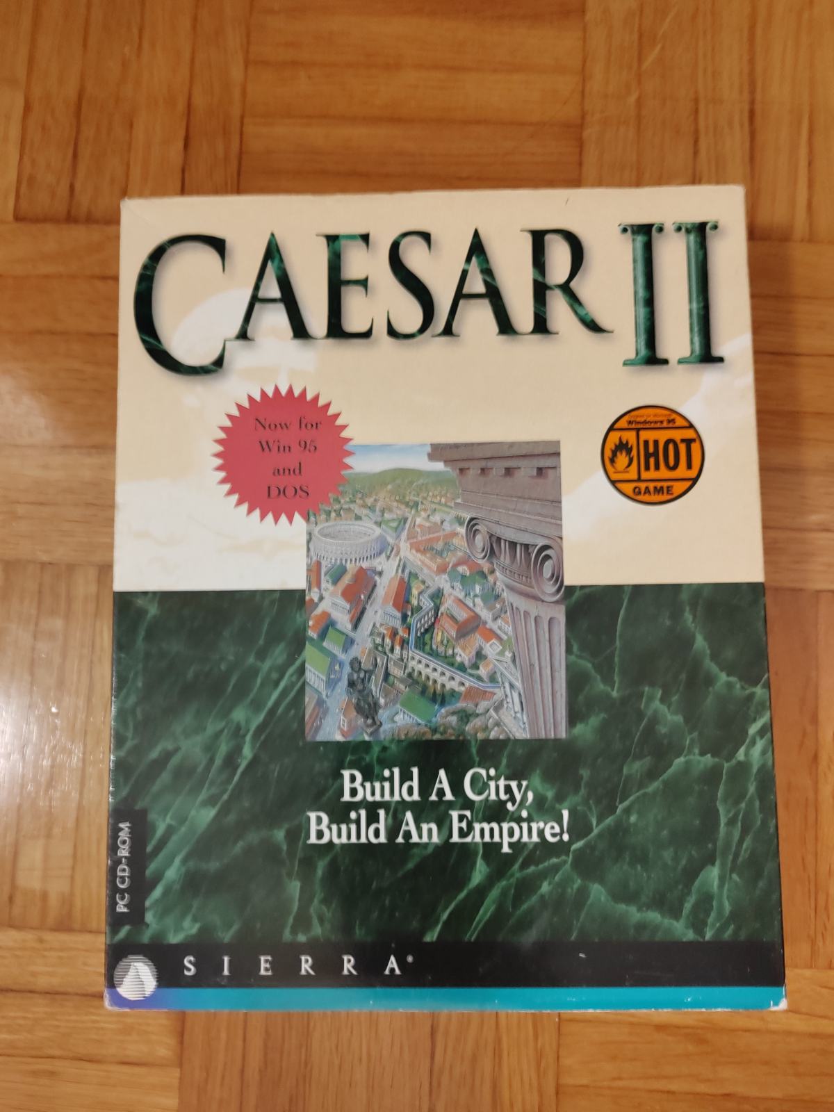 Retro igra Caesar II Big Box PC