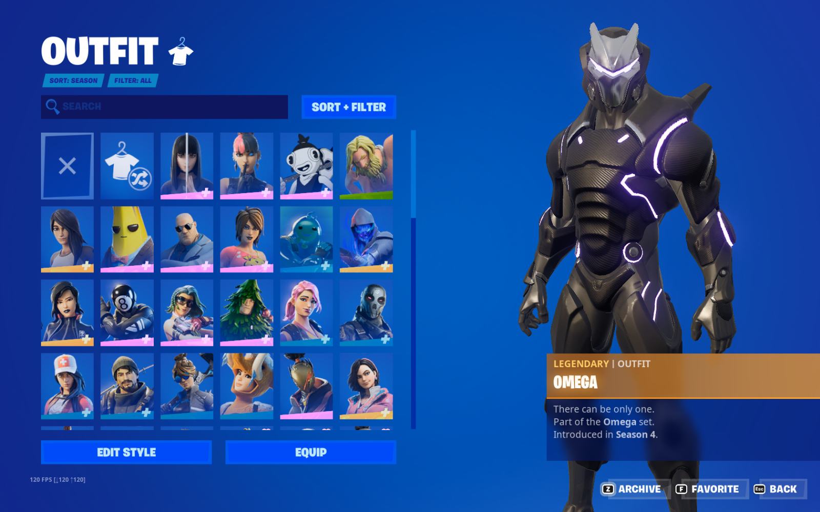 OG Mako Glider 93 Skins ️ Blue Striker - Omega (STAGE 5)