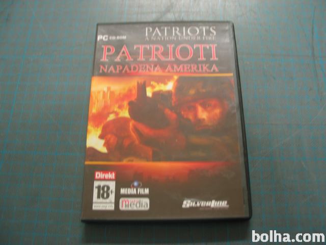 Patriots, a nation under fire, PC CD ROM igra