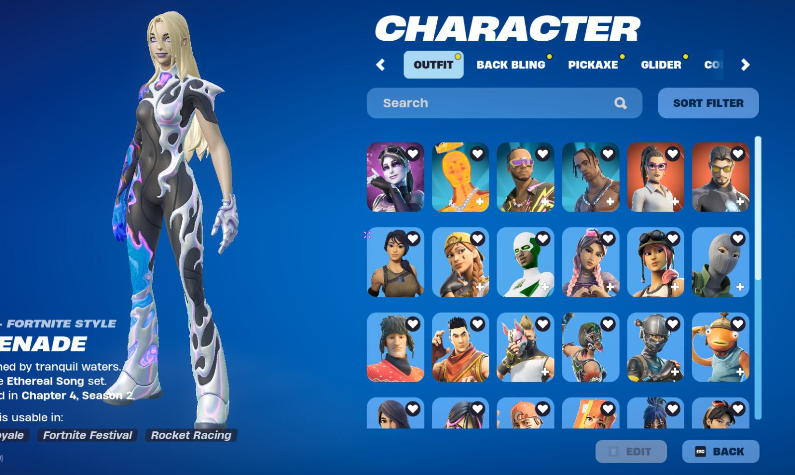 PRODAM FORTNITE ACC 300SKINOV+