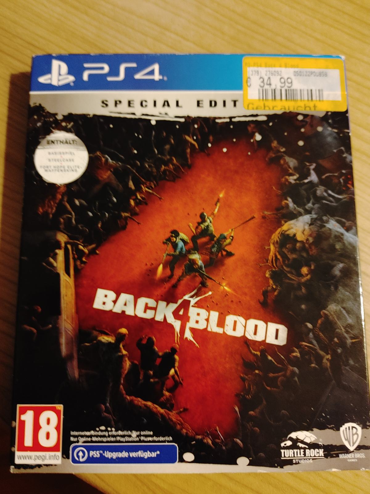 Ps4 back 4 blood