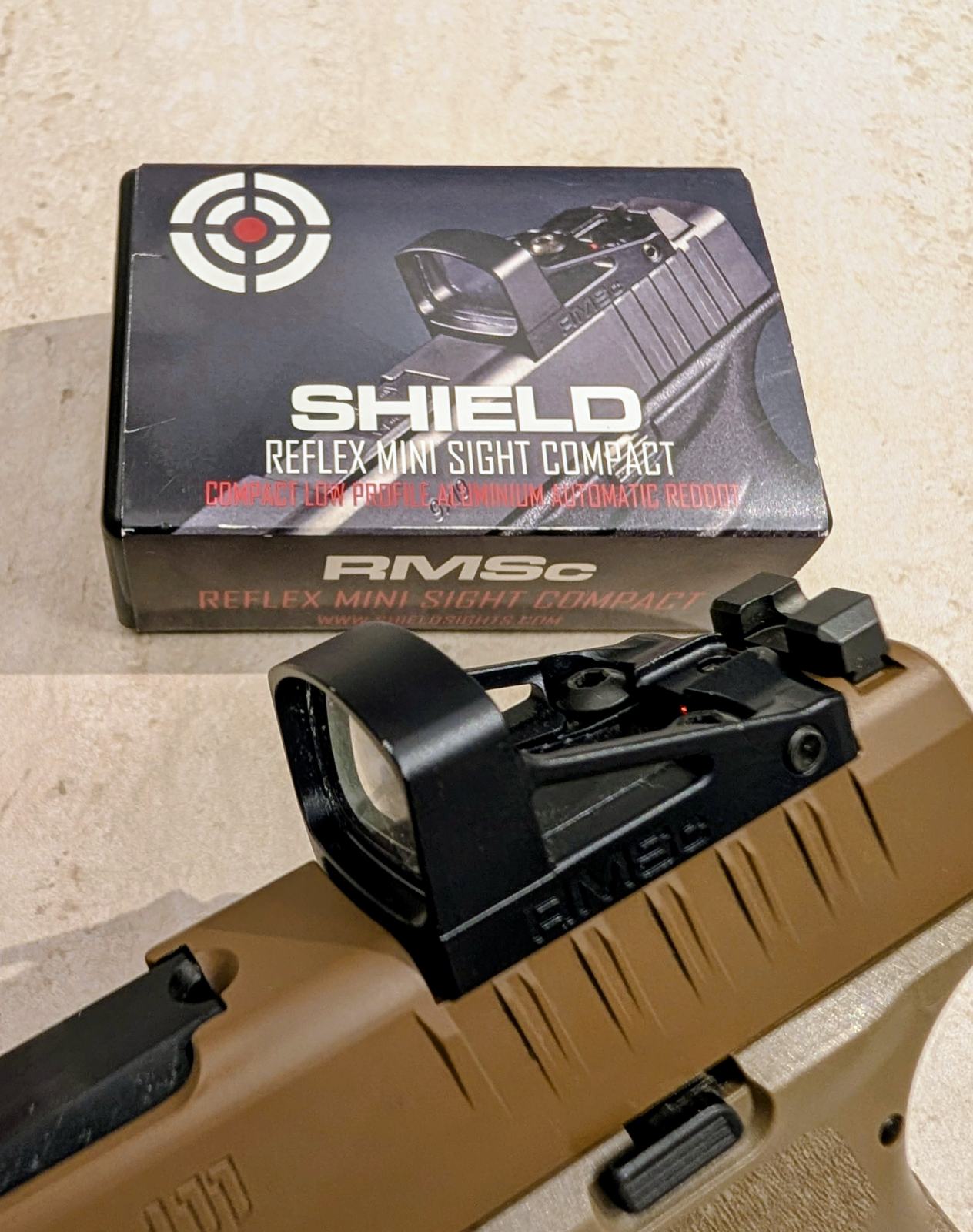 Shield RMSc 4 MOA red dot